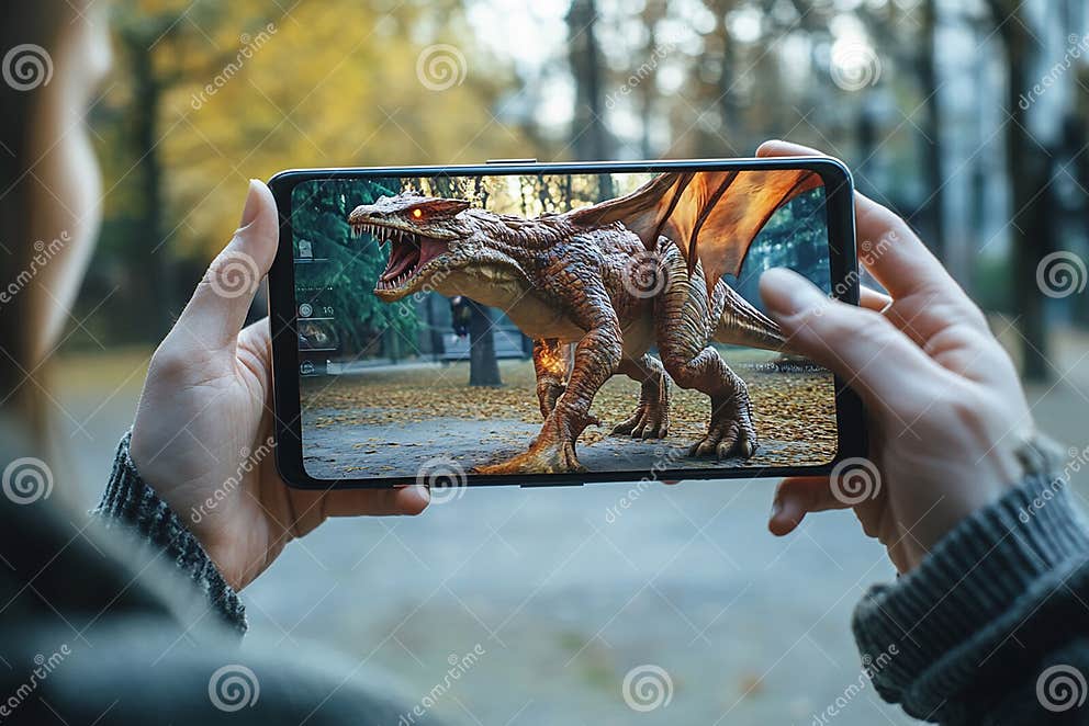 An Augmented Reality (AR) Mobile Game Where the Player Interacts with ...