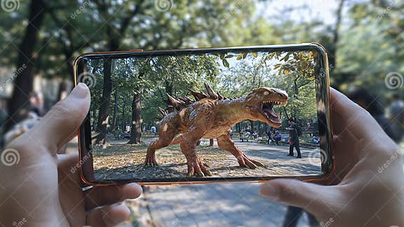 An Augmented Reality (AR) Mobile Game Where the Player Interacts with ...