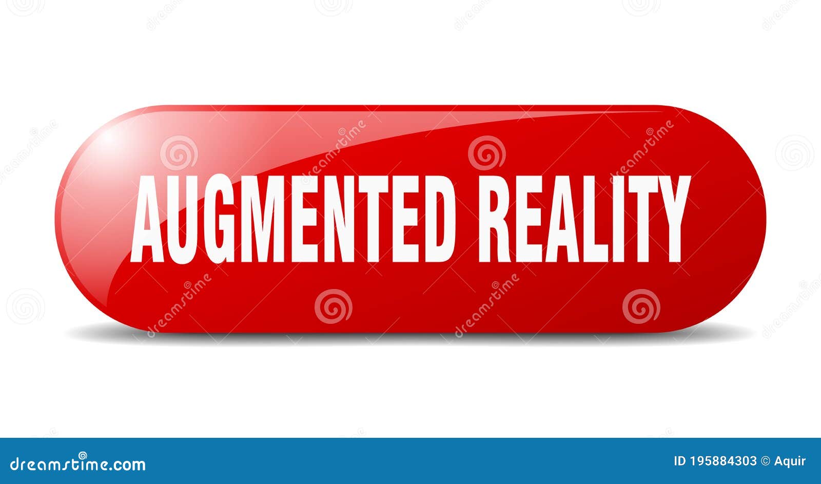Augmented Reality Button. Augmented Reality Sign. Key. Push Button ...