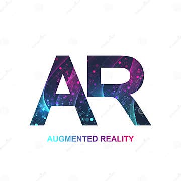 Augmented Reality Concept Banner, AR. Virtual Reality and Augmented ...