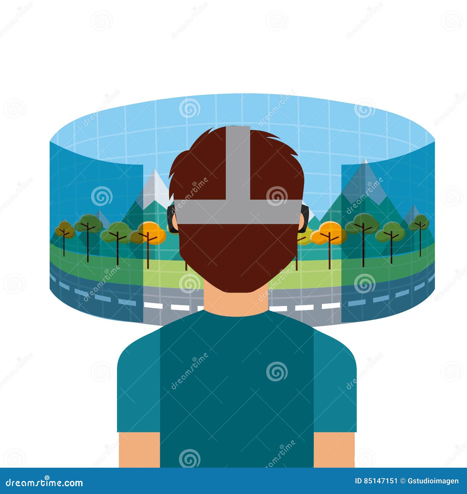 Augmented reality design stock illustration. Illustration of equipment ...