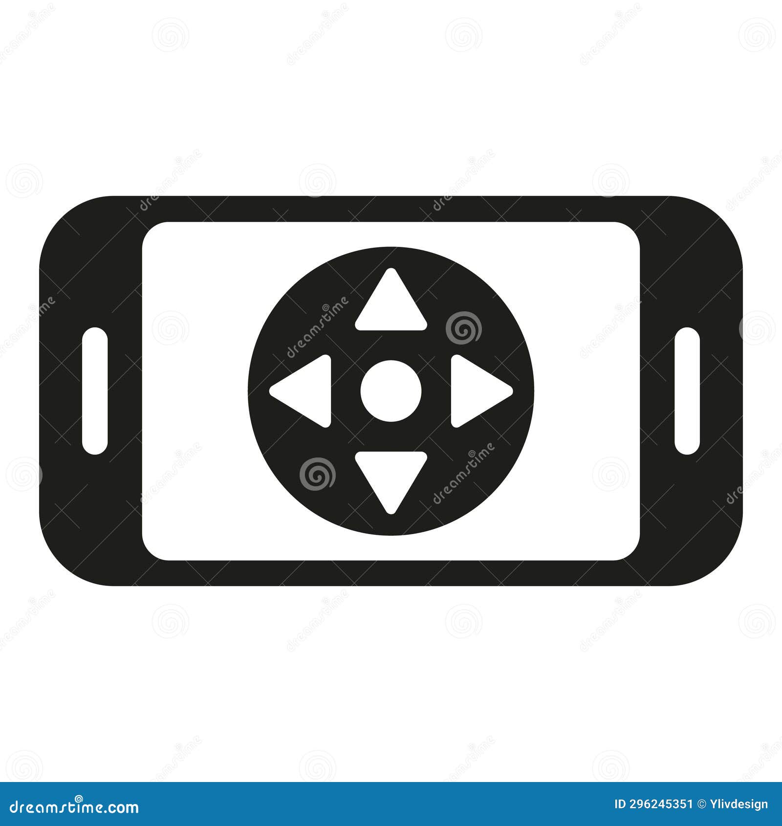 Augmented Reality Device Control Icon Simple Vector. Digital Screen ...