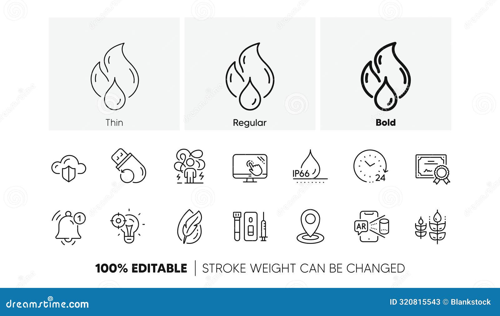 Difficult Stress, Product Knowledge And Teamwork Line Icons. For Web ...