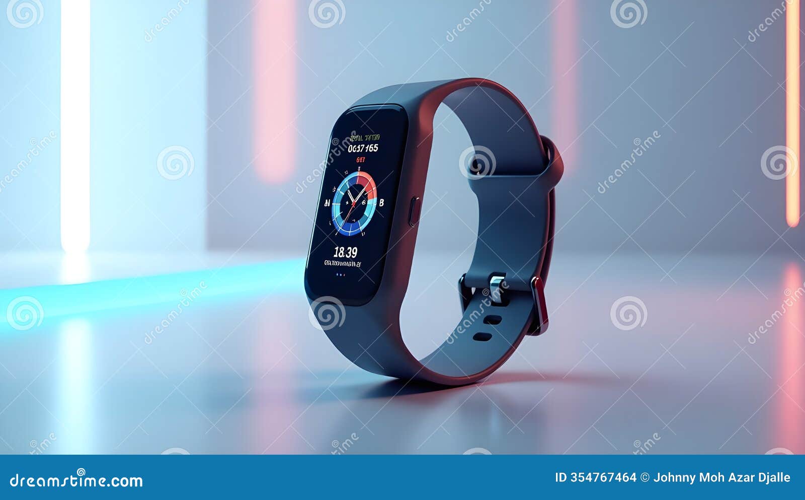 Augmented Reality Fitness Tracker Showing Real-time Health Stats in a ...