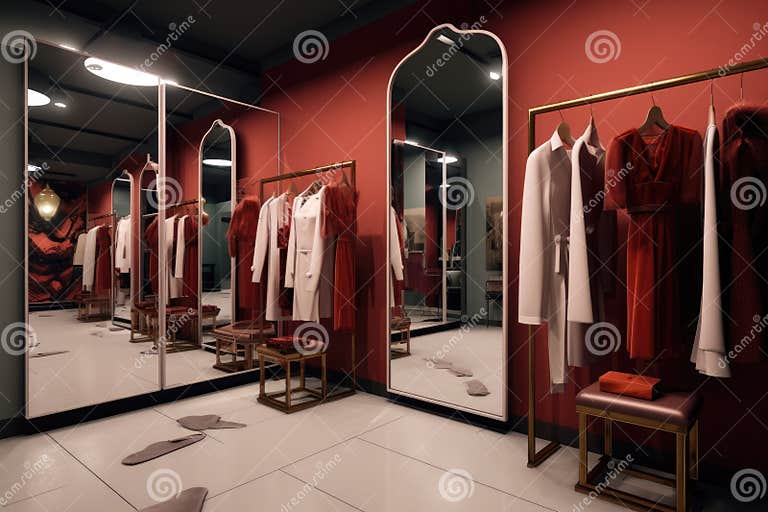 Augmented Reality Fitting Room with Digital Mirror Stock Image - Image ... Augmented Reality Fitting Room with Digital Mirror Stock Image - Image ...