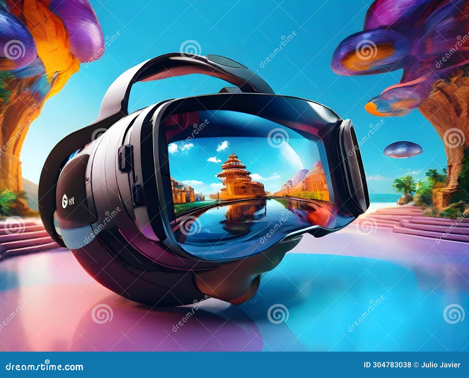 Augmented Reality Gadget for Metaverse Stock Illustration ...