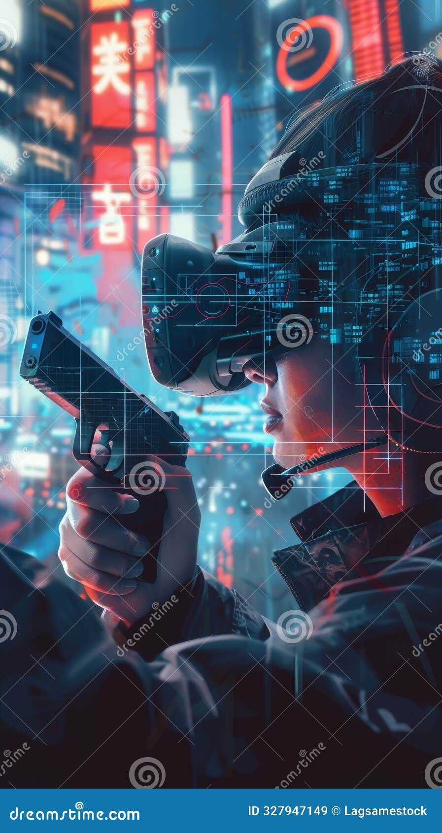 Augmented Reality Game Where Players Hunt for Cyber Threats Stock ...