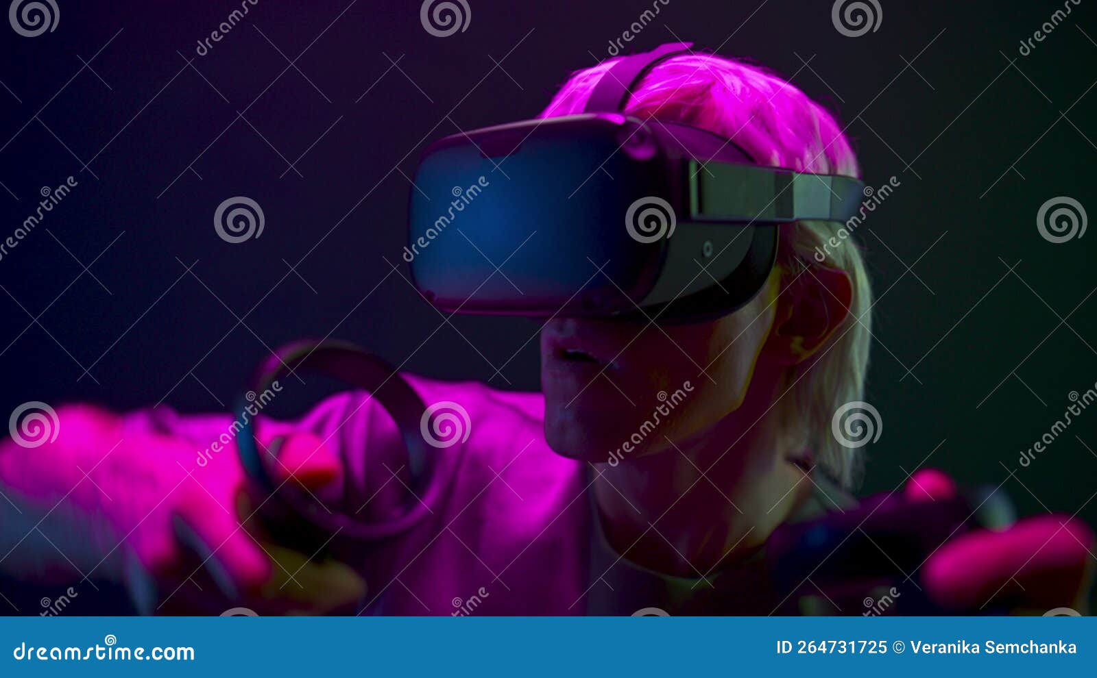 Augmented Reality Headset Artist Working on Abstract 3D Sculpture ...