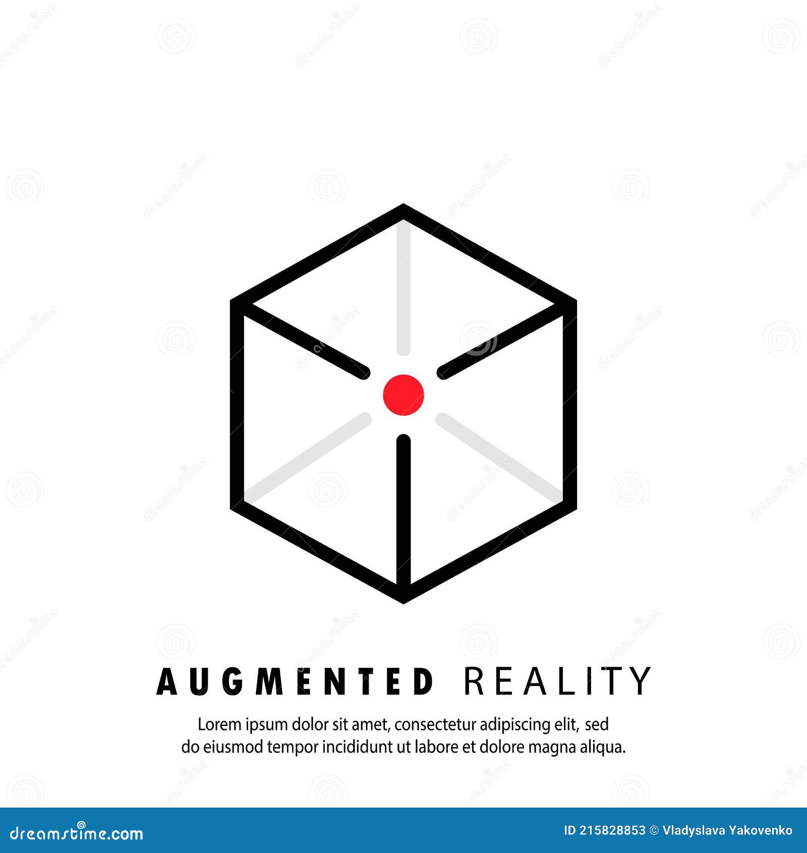 Augmented Reality Icon. Concept AR Symbol. Vector EPS 10 Stock Vector ...