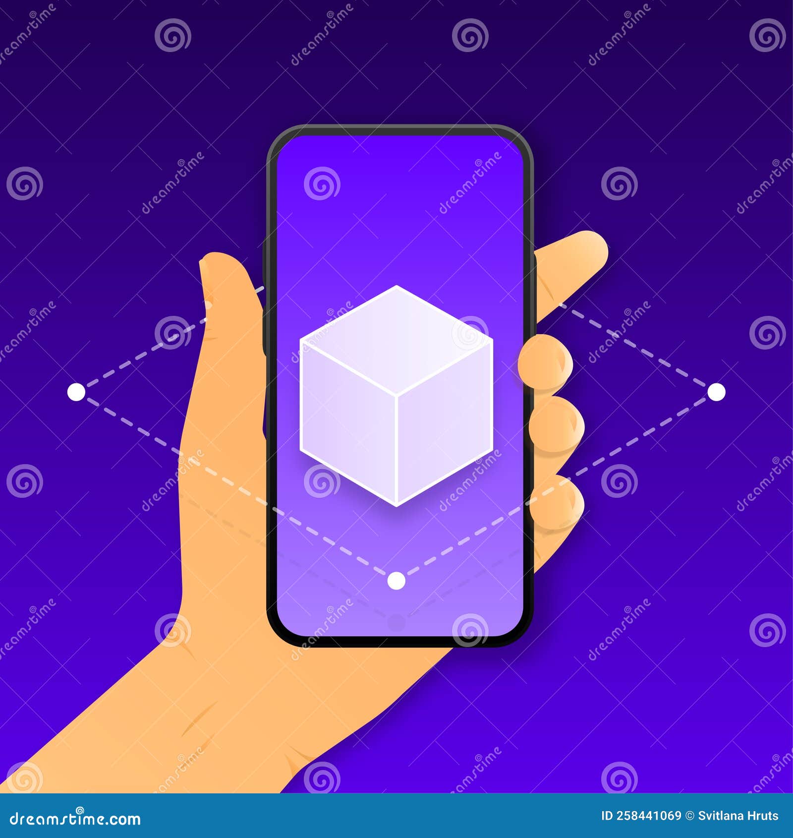 Augmented Reality Icon. Augmented Reality Concept Symbol Design in ...
