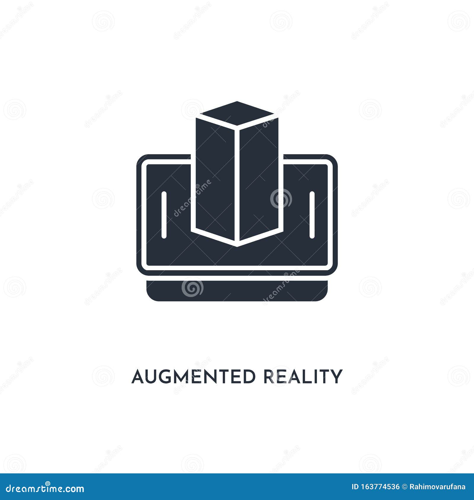 Augmented Reality Icon. Simple Element Illustration. Isolated Trendy ...
