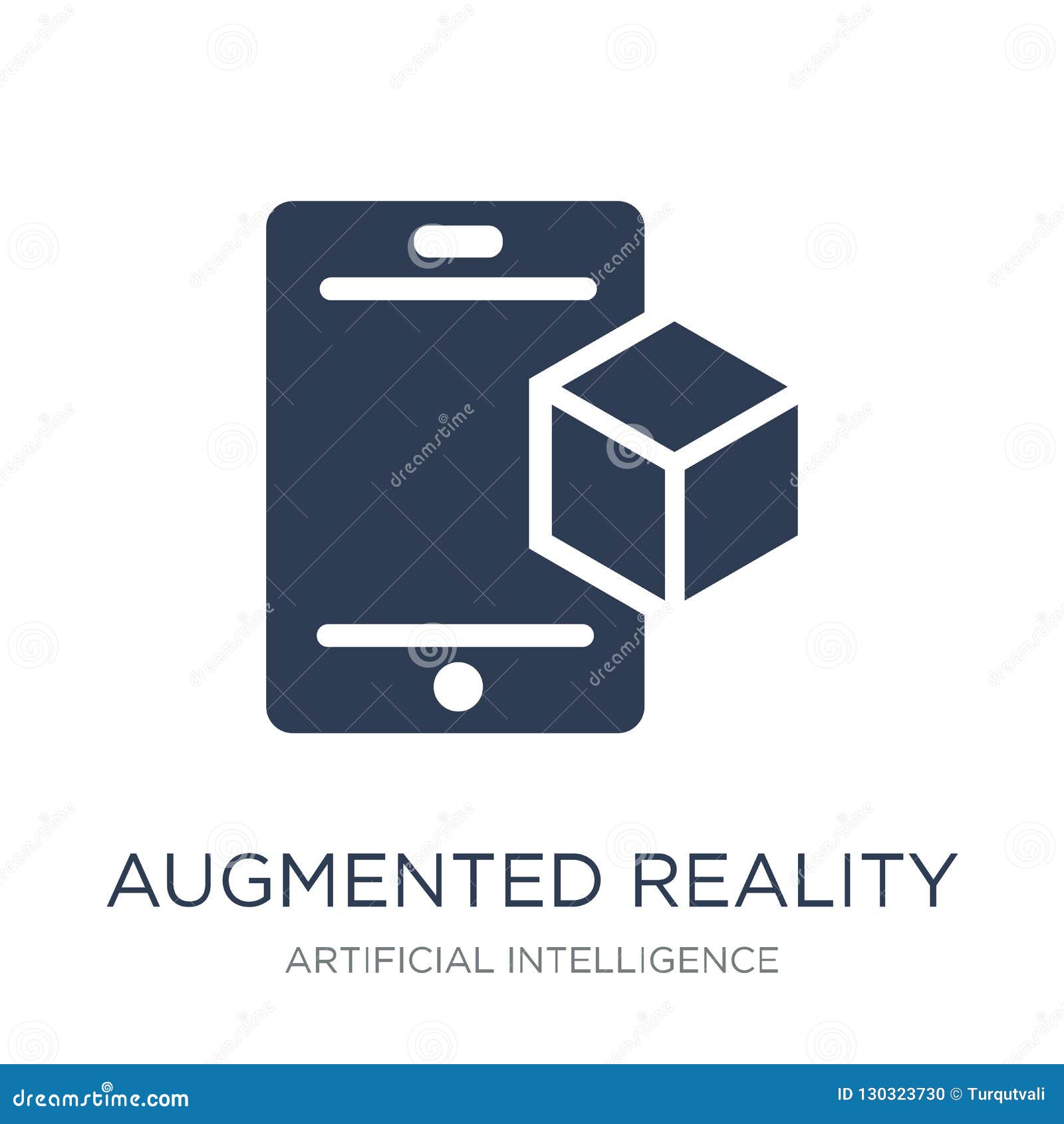 Augmented Reality Icon. Trendy Flat Vector Augmented Reality Ico Stock ...