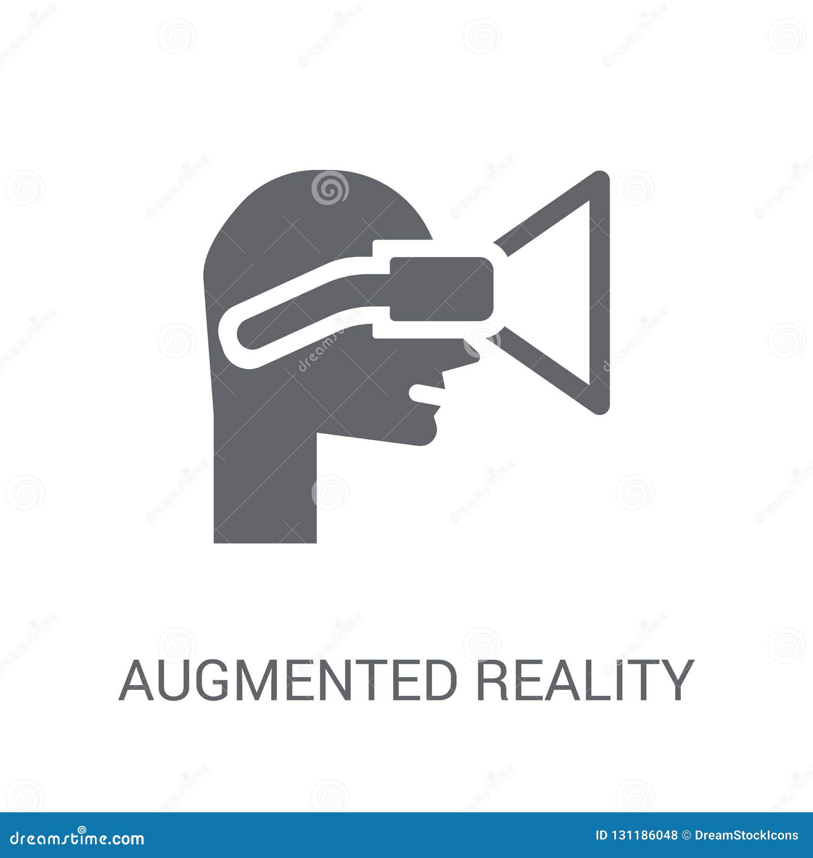 Augmented Reality Icon. Trendy Augmented Reality Logo Concept on Stock ...
