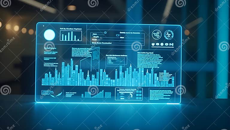 Augmented Reality Interface Displaying Information on a Smart Glass ...