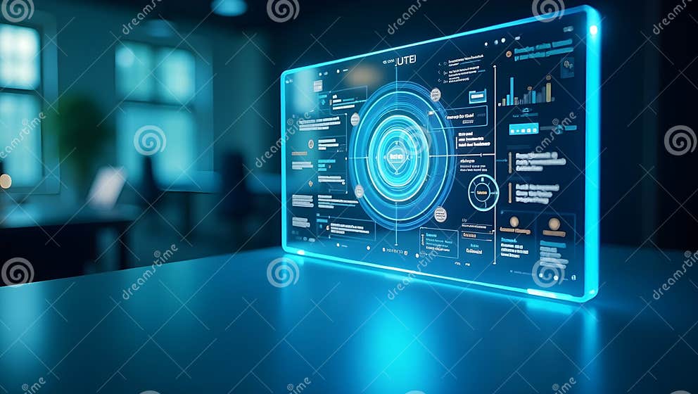 Augmented Reality Interface Displaying Information on a Smart Glass ...