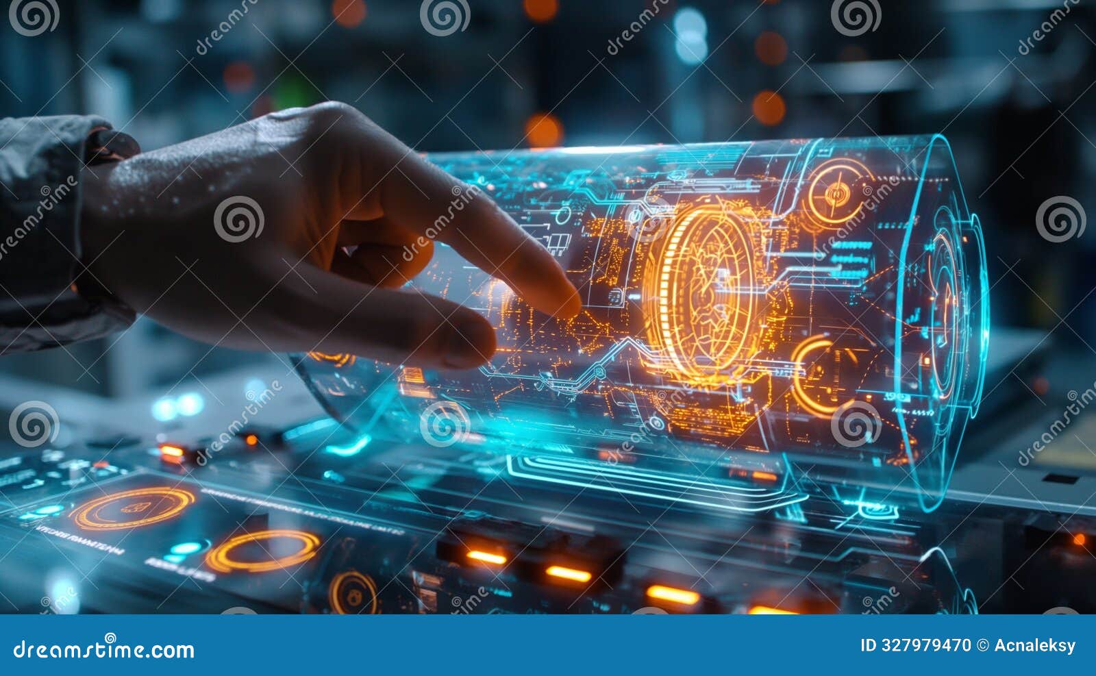 Augmented Reality Interface, Guiding Assembly Process, Digital Stock ...