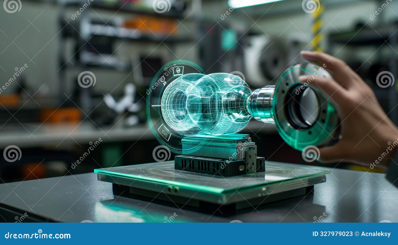 Augmented Reality Interface, Guiding Assembly Process, Digital Stock ...