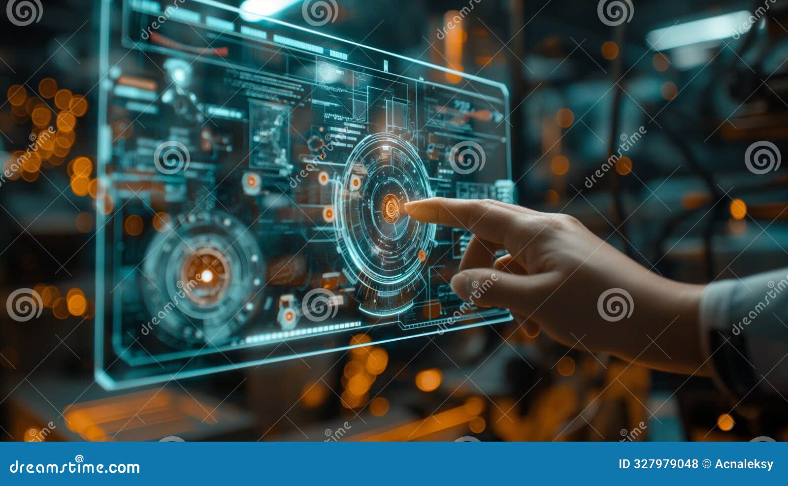 Augmented Reality Interface, Guiding Assembly Process, Digital Stock ...