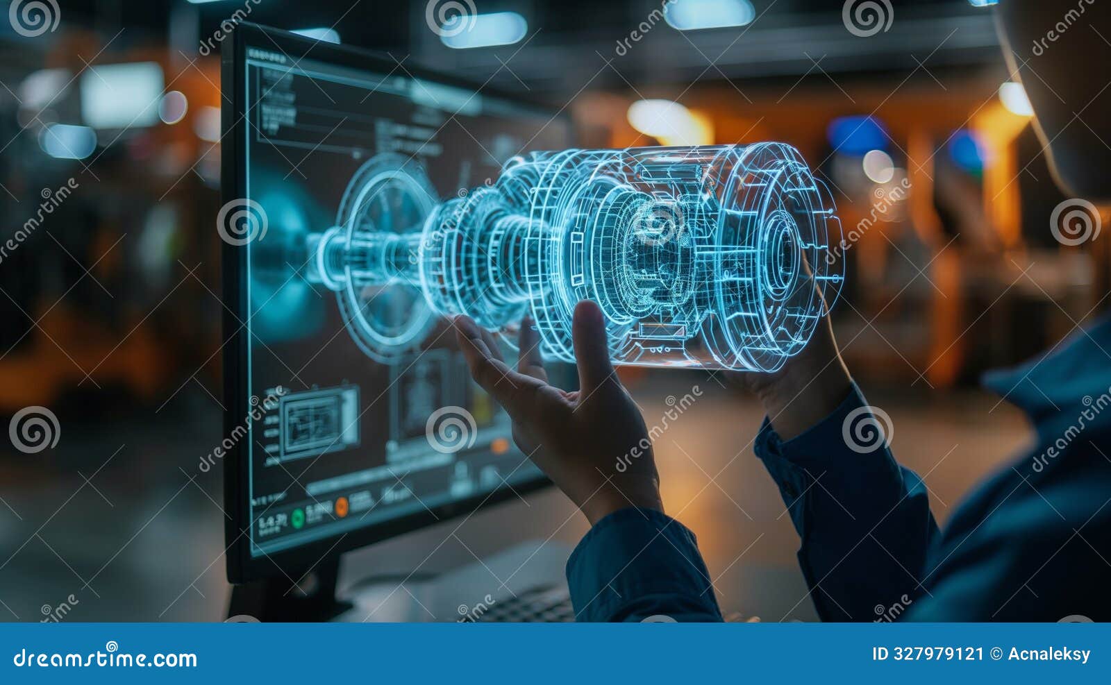 Augmented Reality Interface, Guiding Assembly Process, Digital Stock ...