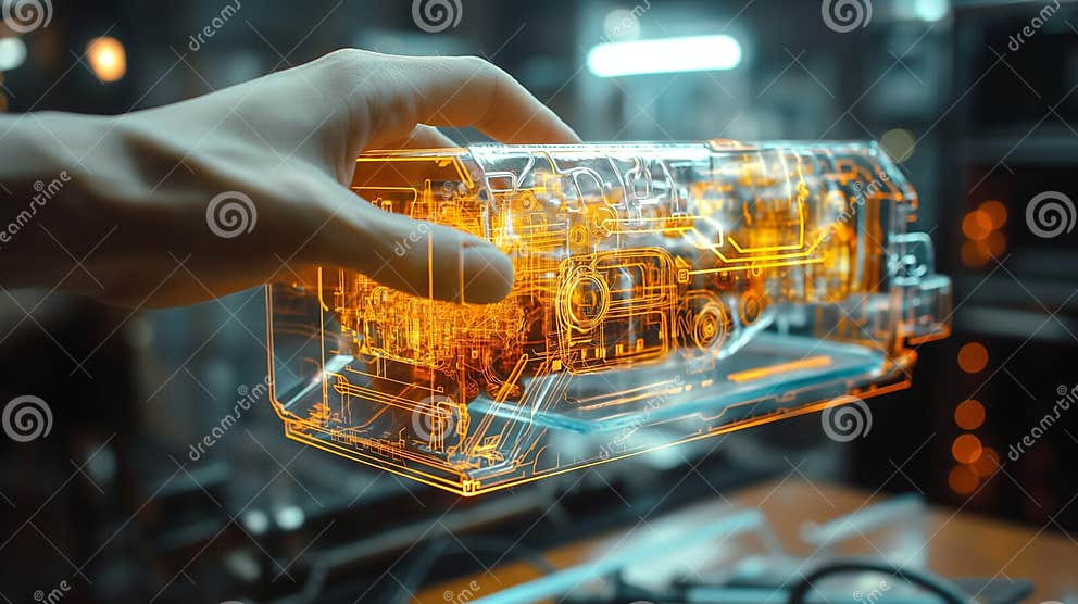 Augmented Reality Interface, Guiding Assembly Process, Digital Stock ...