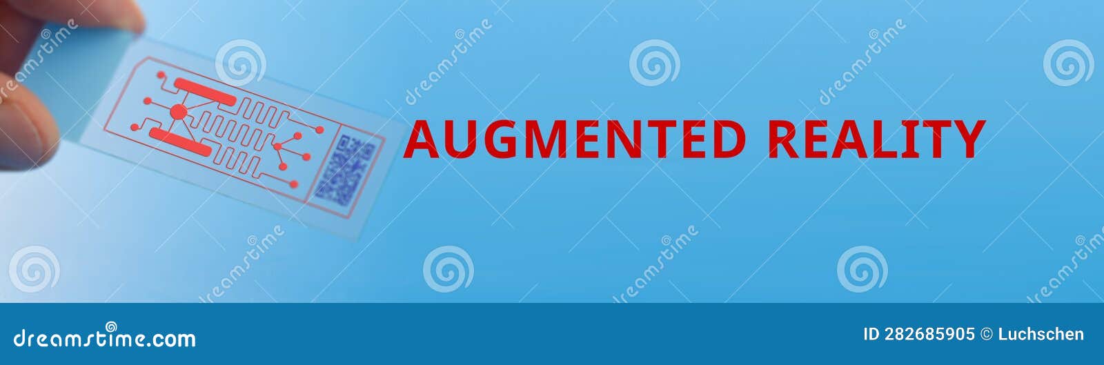 Augmented Reality Lab on Chip Device Stock Image - Image of real ...