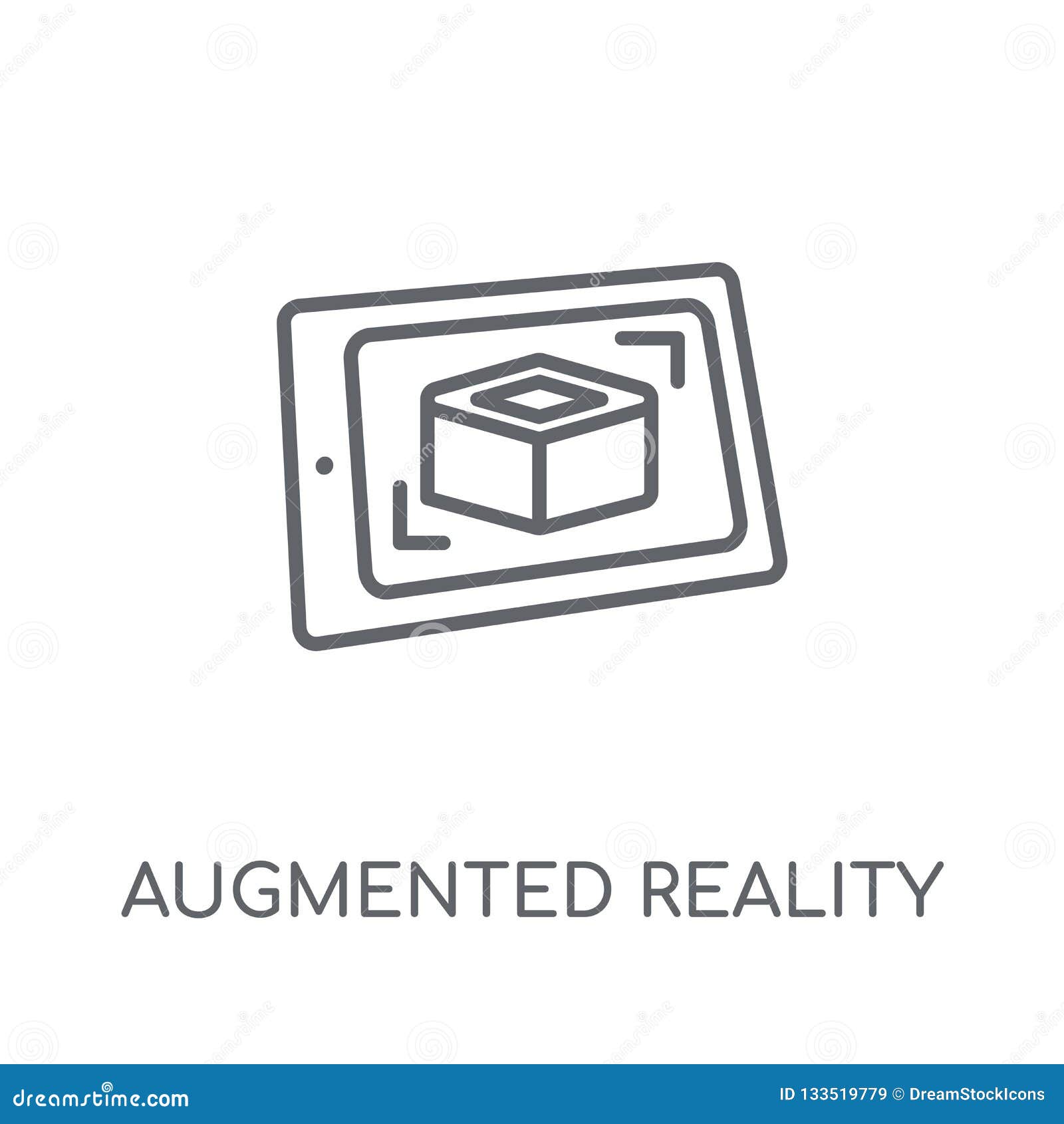 Augmented Reality Linear Icon. Modern Outline Augmented Reality Stock ... Augmented Reality Linear Icon. Modern Outline Augmented Reality Stock ...