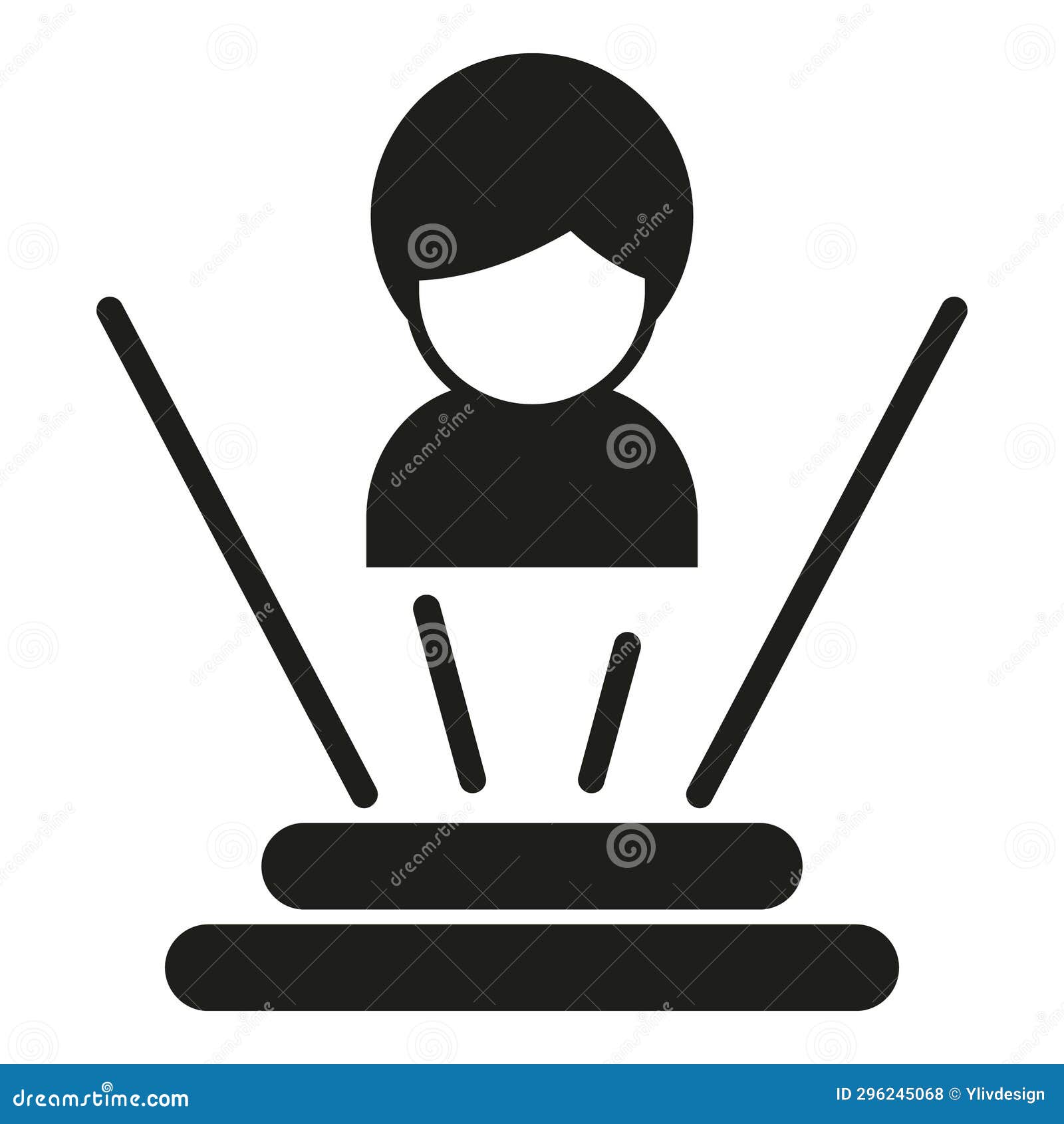 Augmented Reality Man Face Icon Simple Vector. Game Scan Stock ...