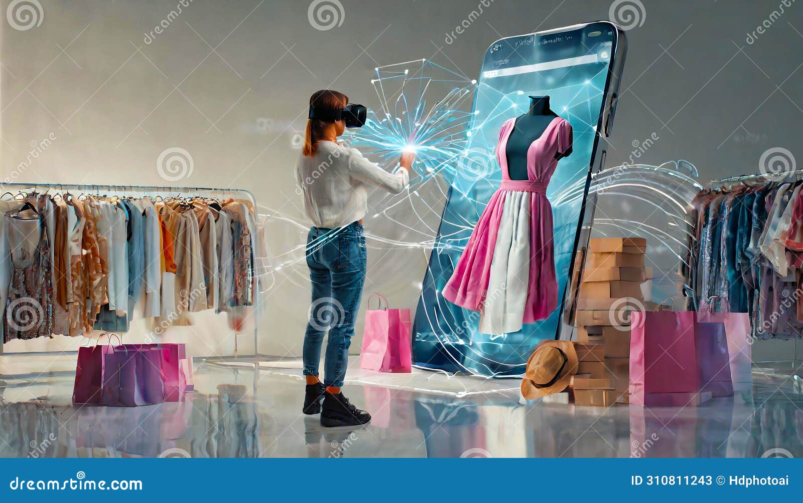 Augmented Reality Shopping with Garment Visualization Simulation ...