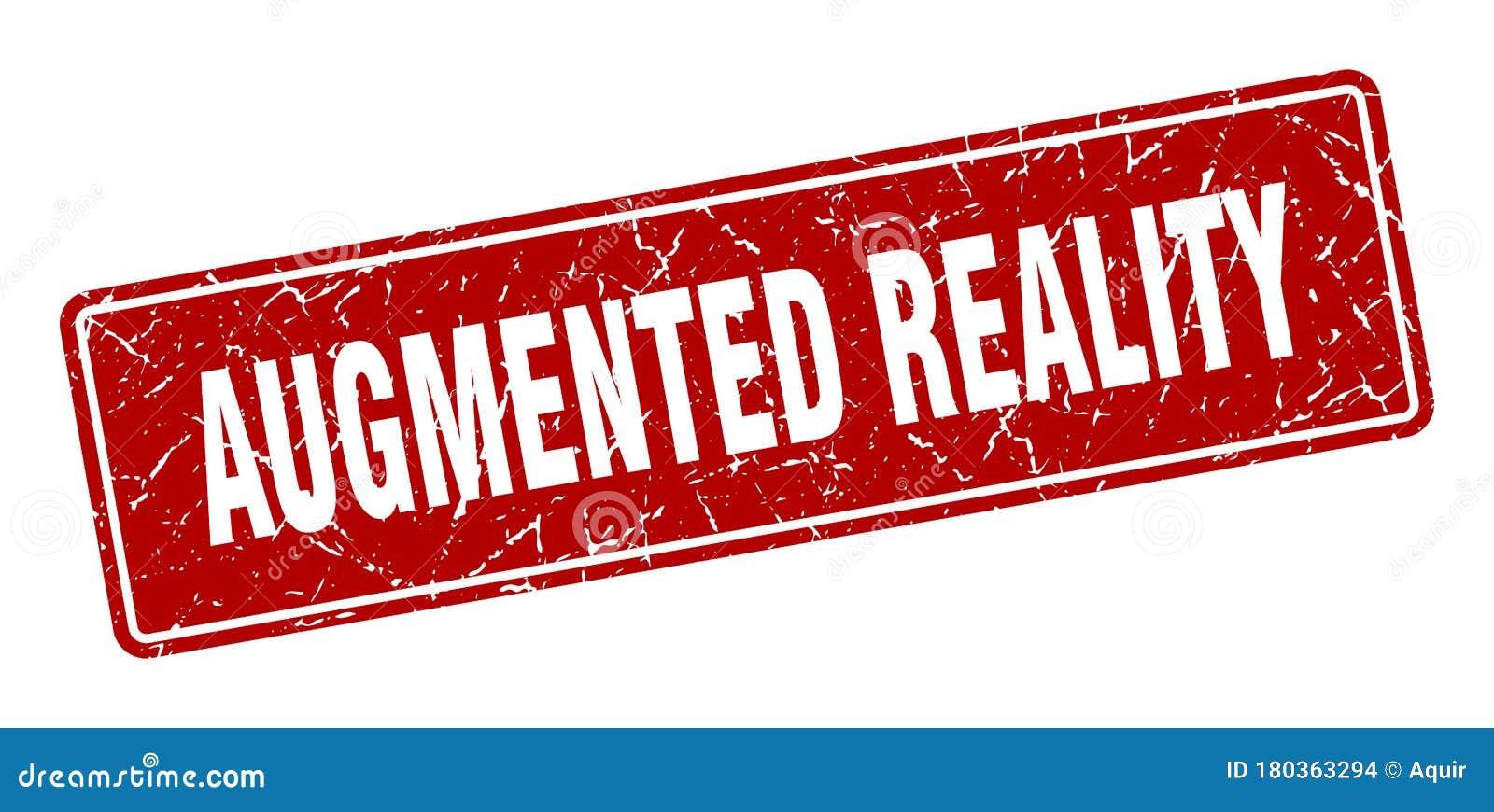 Augmented Reality Sign. Augmented Reality Grunge Stamp Stock Vector ...