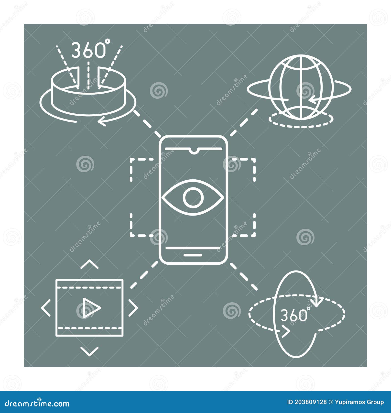 Smartphone Rotation Sign. Rotating Phone Symbol. Rotate Device Isolated ...