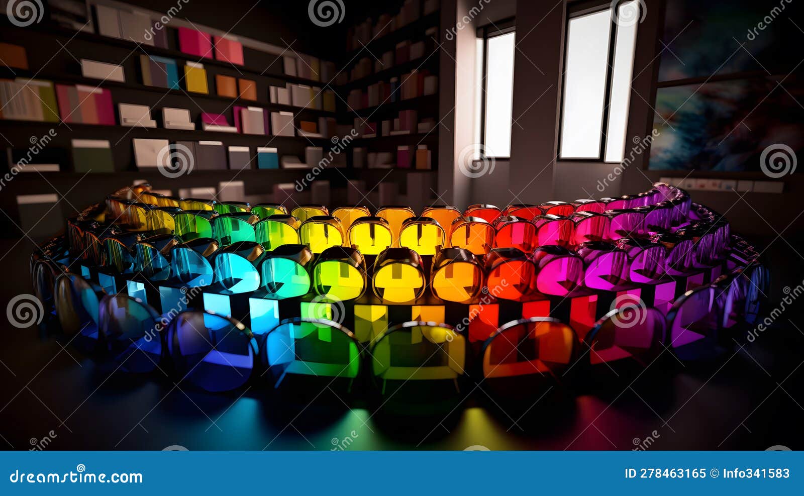The Augmented Reality World Colors Two Generative AI Stock Illustration ... The Augmented Reality World Colors Two Generative AI Stock Illustration ...
