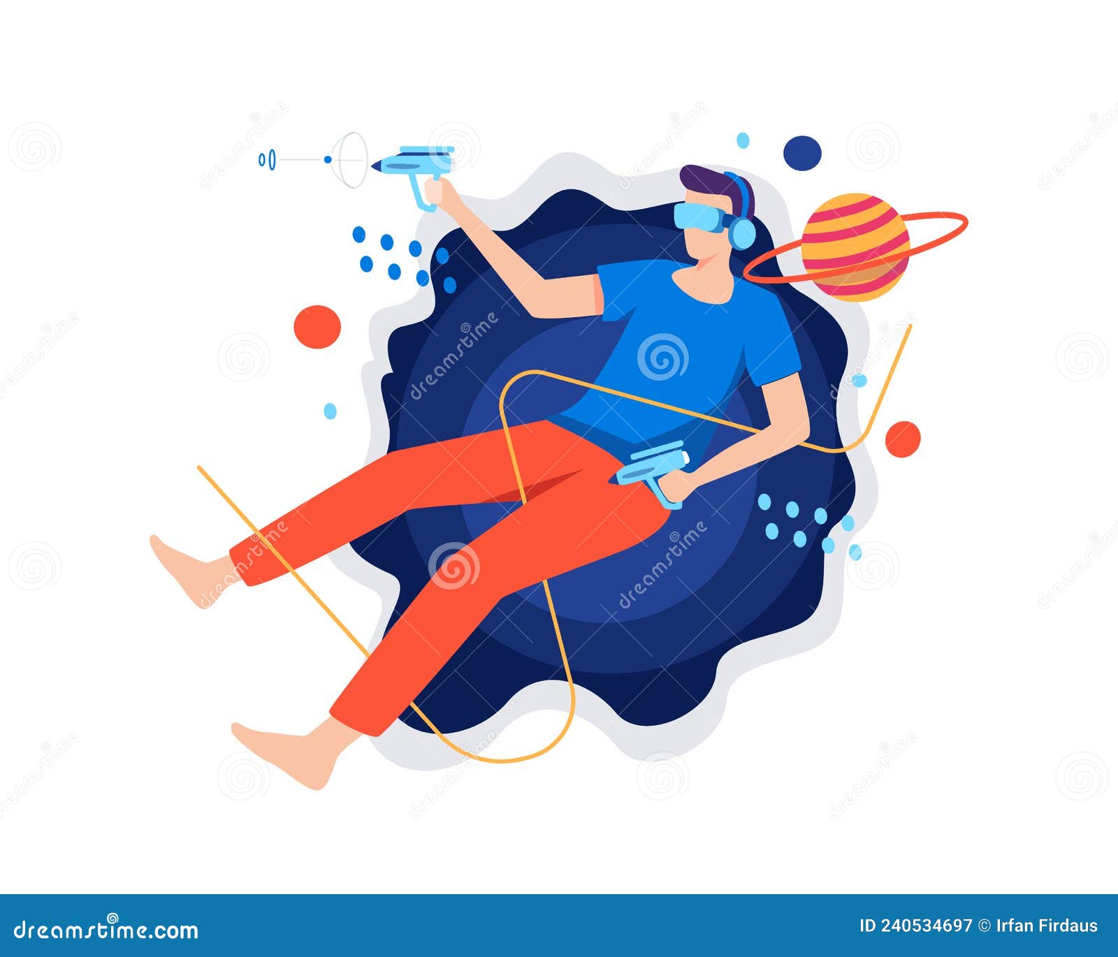 Augmented Virtual Reality Concept Illustration Cartoon Vector ... Augmented Virtual Reality Concept Illustration Cartoon Vector ...
