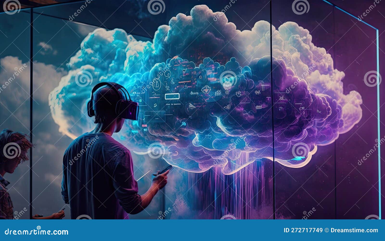 Augmented or Virtual Reality Display of Cloud Computing and Cloud ...