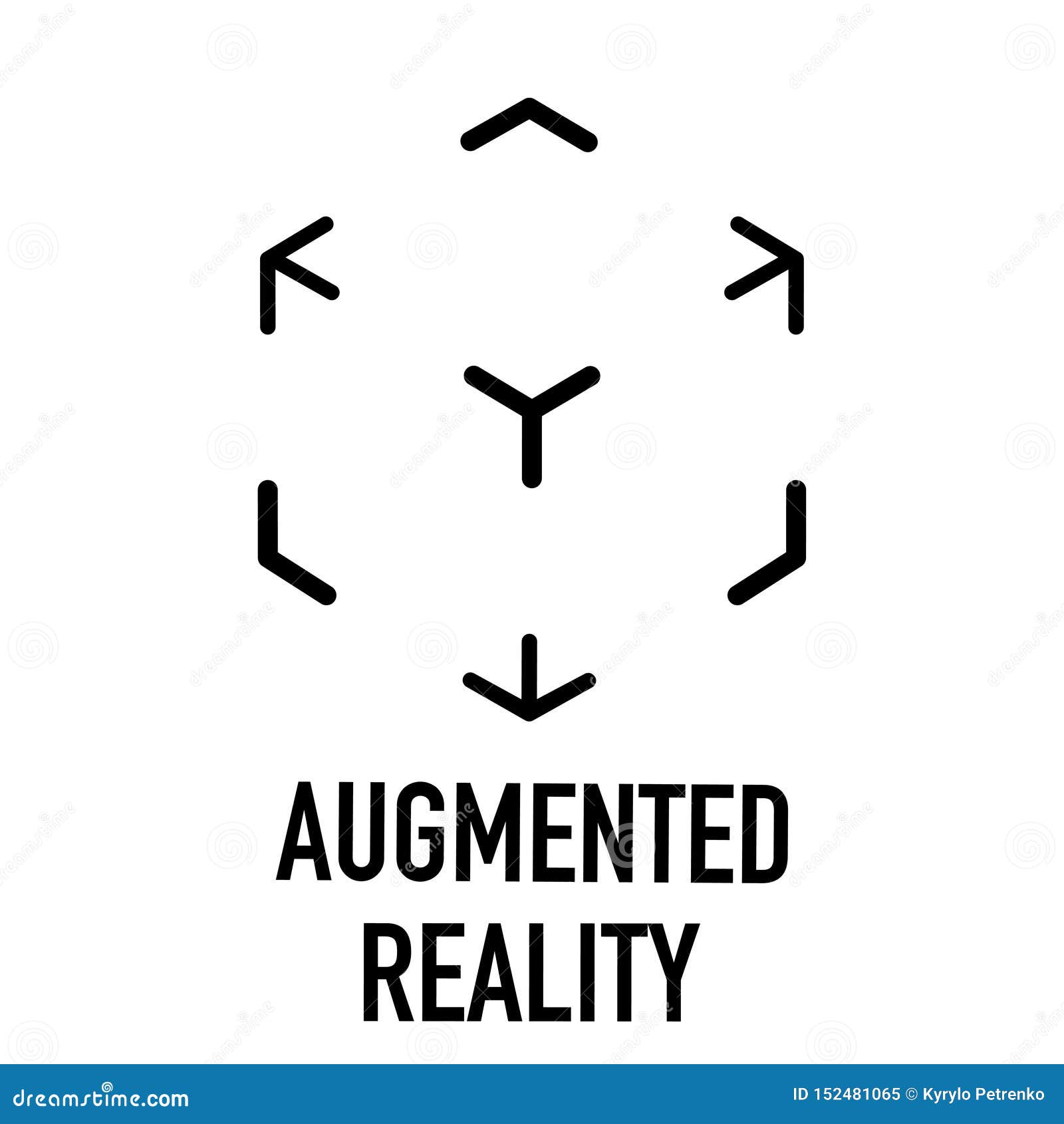 Augmented Virtual Reality Concept Illustration Cartoon Vector ... Augmented Virtual Reality Concept Illustration Cartoon Vector ...