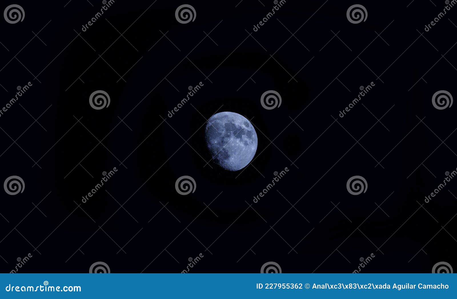 August blue moon stock photo. Image of satellite, black - 227955362