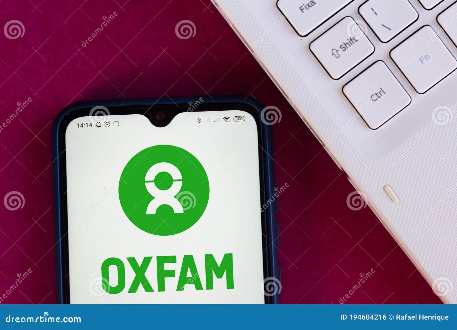 Oxfam Logo In Front Of Their Local Charity Shop In Montreal, Quebec ... Oxfam Logo In Front Of Their Local Charity Shop In Montreal, Quebec ...