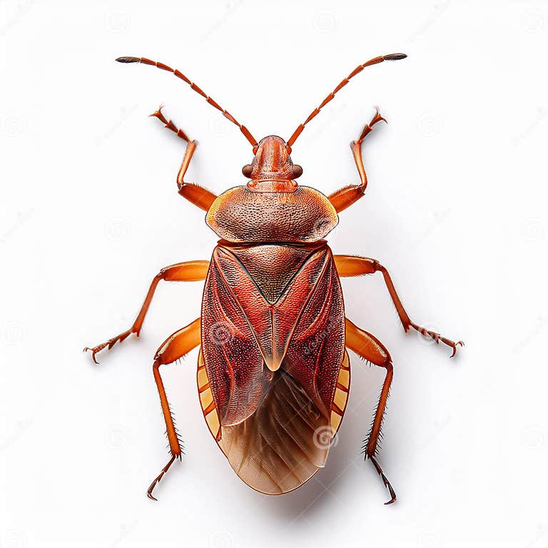 August Bug, Isolated on a White Background Stock Illustration ...