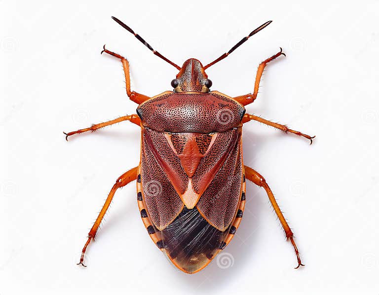 August Bug, Isolated on a White Background Stock Illustration ...