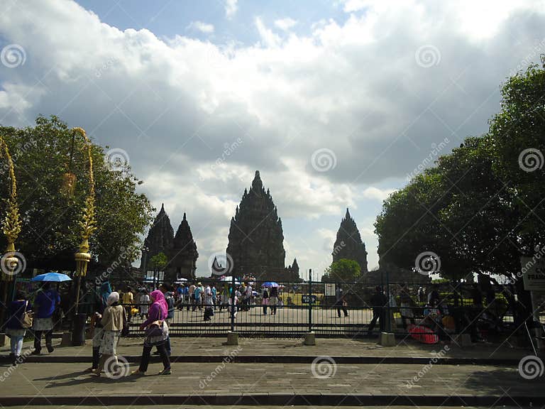 August 10, 2013, Central Java - Indonesia: Buddhist Prambanan Temple ...