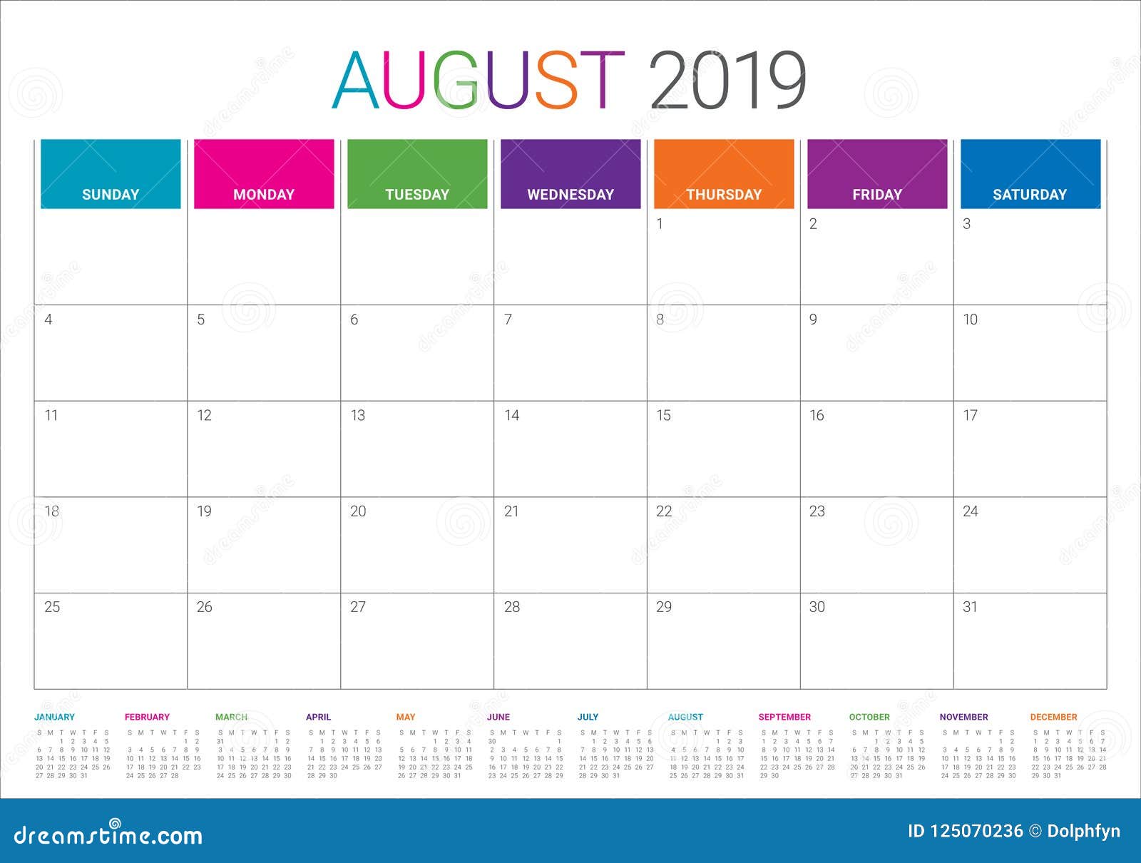 August 2019 Desk Calendar Vector Illustration Stock Vector ... August 2019 Desk Calendar Vector Illustration Stock Vector ...