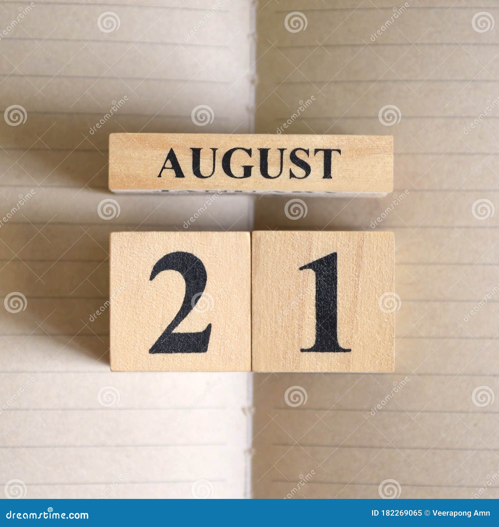 August 21, Icon Design with Number Cube. Stock Image - Image of 2035 ...