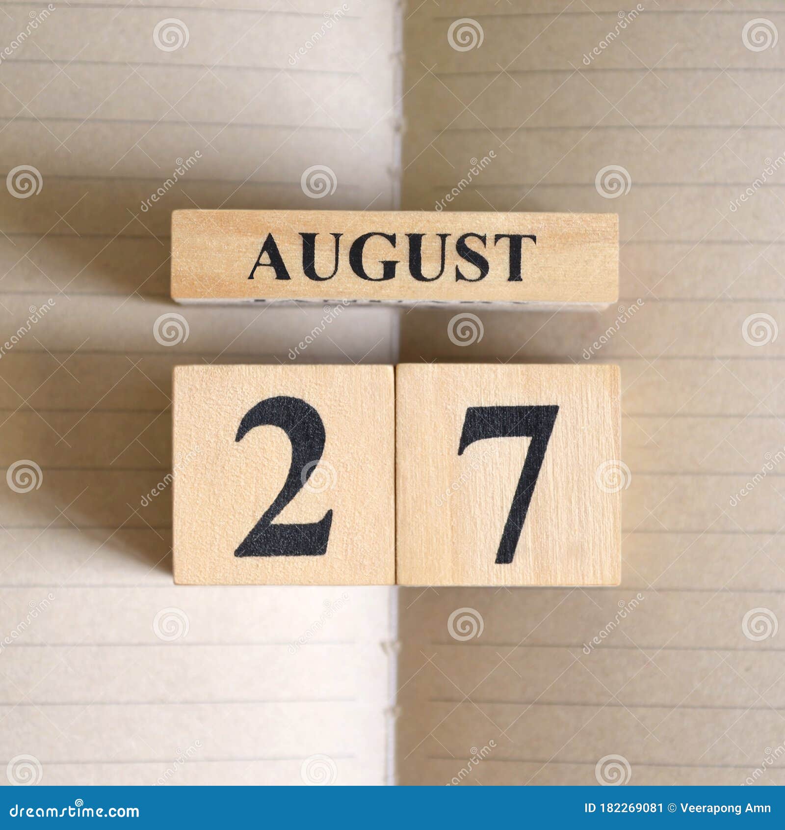 August 27, Icon Design with Number Cube. Stock Image - Image of 2038 ...