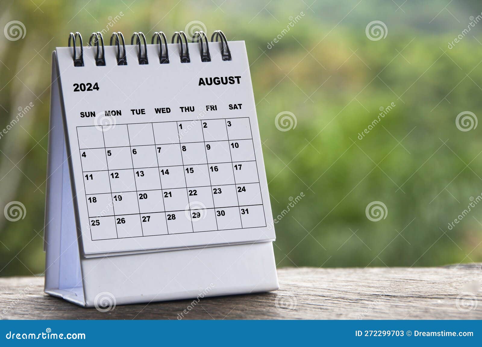 August Month, Calendar Desk 2022 For Organizer To Planning And Reminder ...