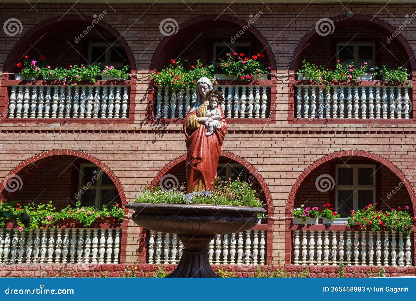 August 10, 2021, Ungheni Moldova. the Monastery is a Local Landmark ...