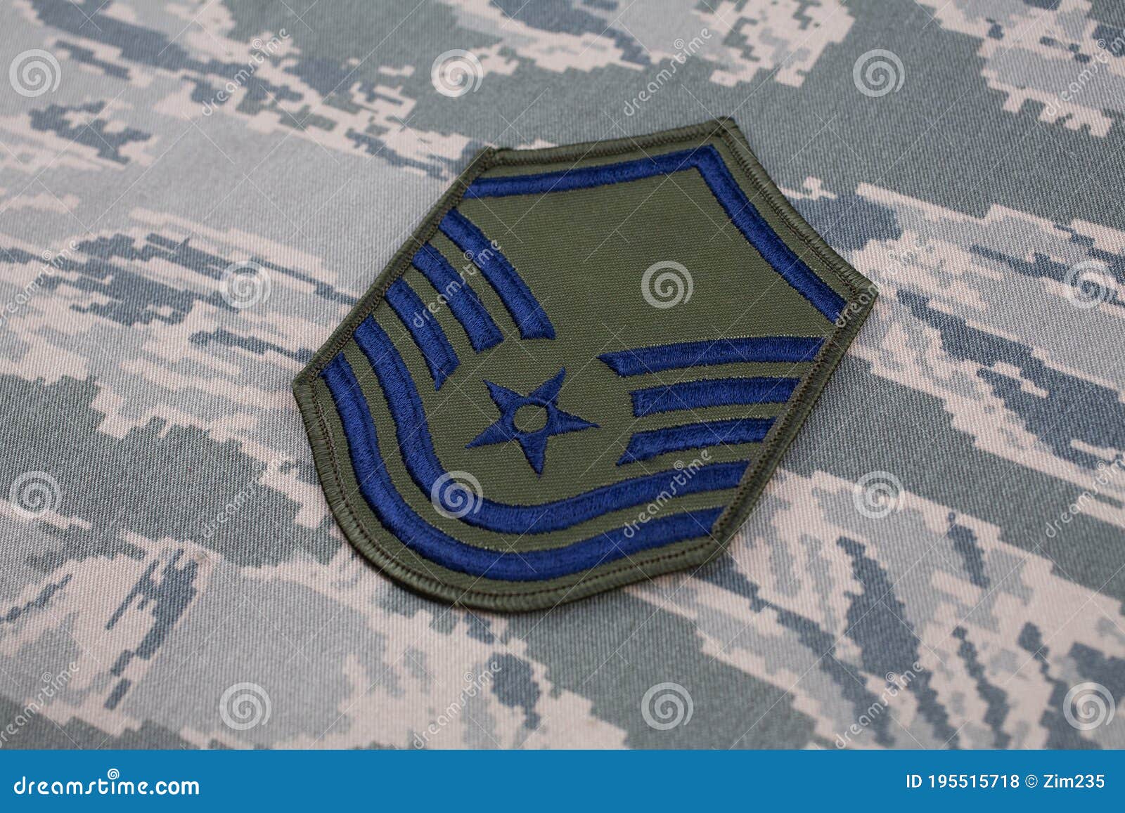 August 31, 2020. US AIR FORCE Master Sergeant Rank Patch on Digital ...