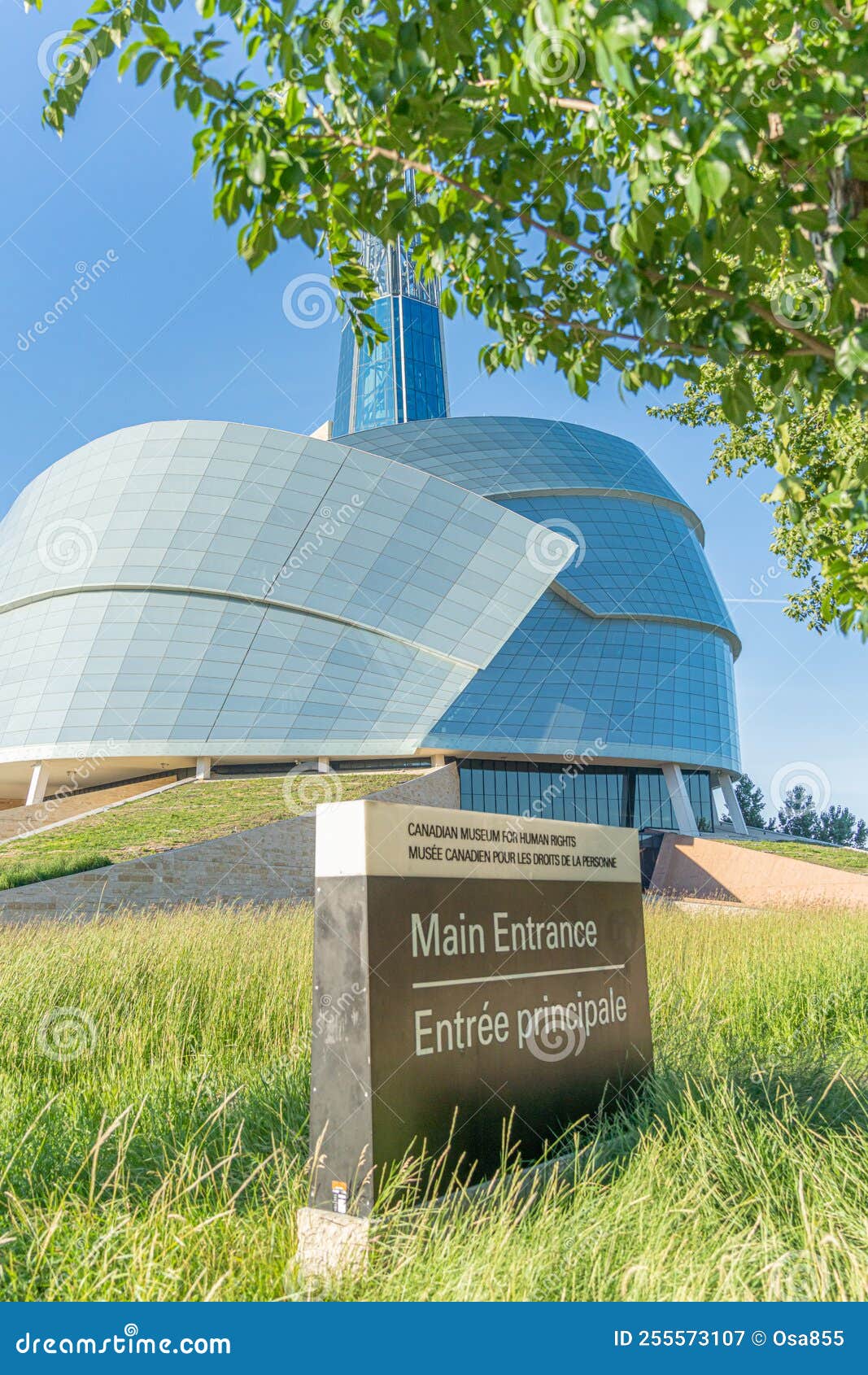 August 6 2022 - Winnipeg Manitoba Canada - the Museum of Human Rights ...