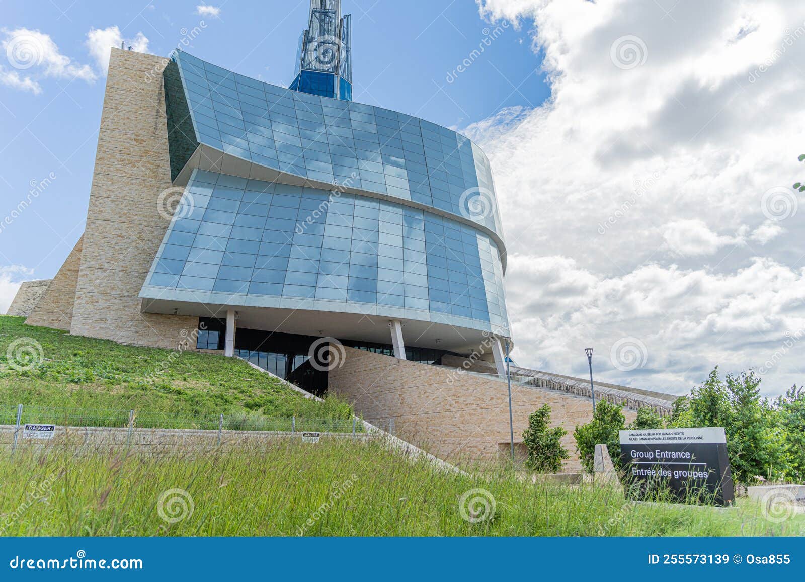 August 6 2022 - Winnipeg Manitoba Canada - the Museum of Human Rights ...