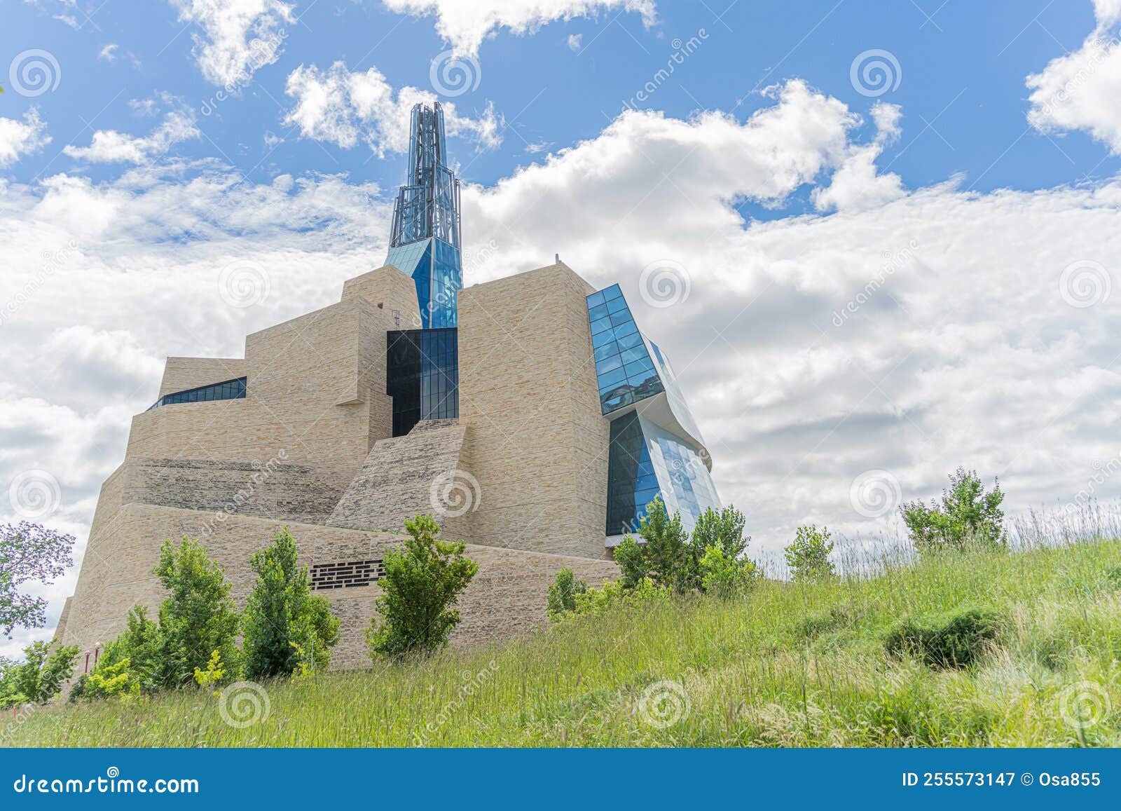 August 6 2022 - Winnipeg Manitoba Canada - the Museum of Human Rights ...