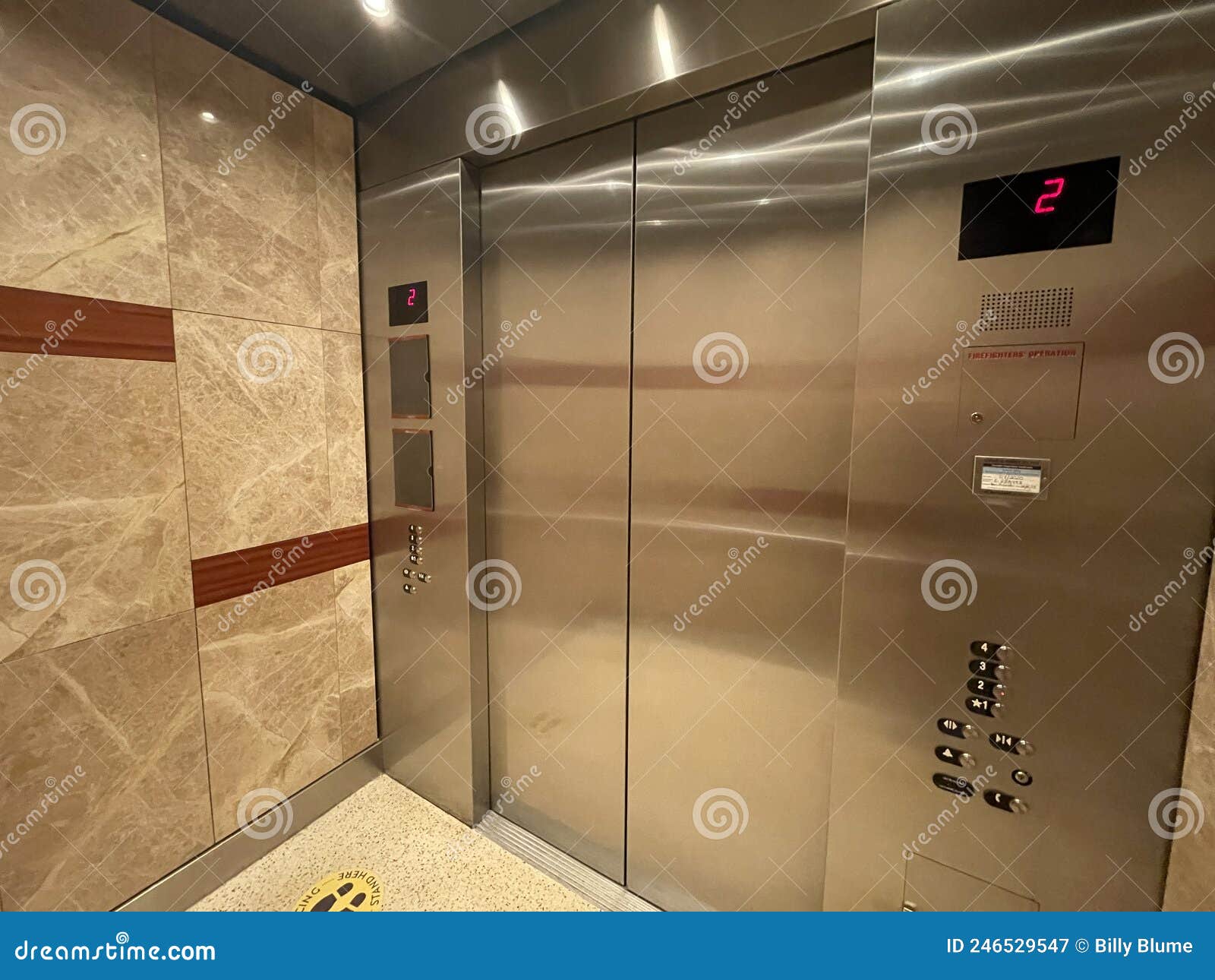 Richmond County Courthouse Interior Inside Elevator Stock Image - Image ...