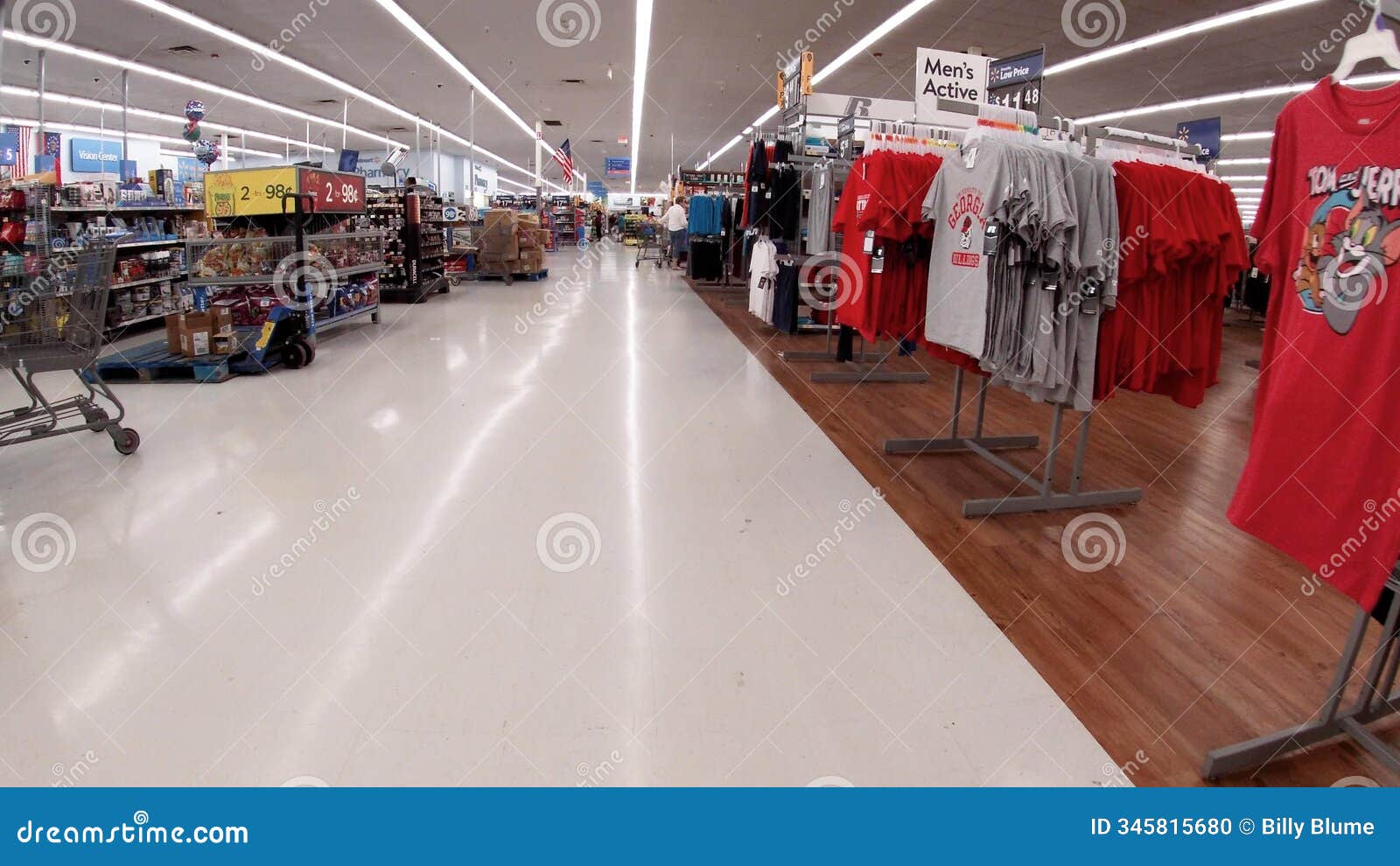 The Main Aisle Of A Mall Royalty-Free Stock Image | CartoonDealer.com ...